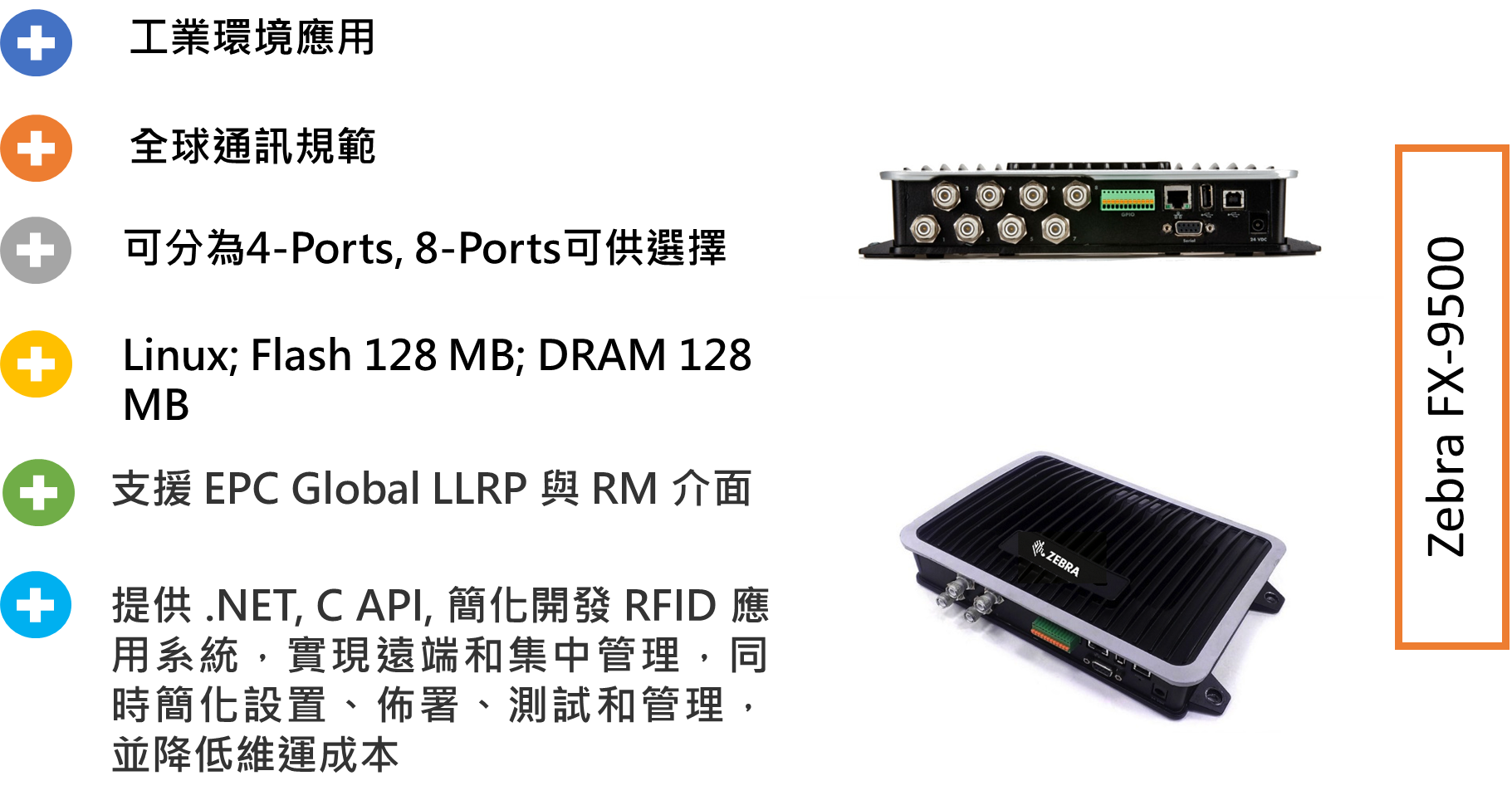 Zebra UHF RFID Reader - RFID讀取器 - RFID - 永豐泰科技企業有限公司